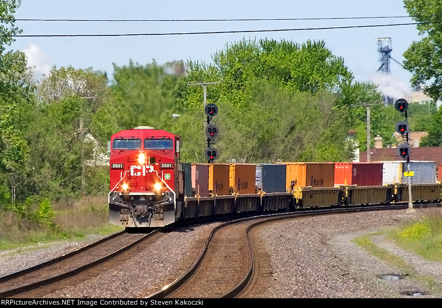 CP 8881 Eastbound at Whiting.